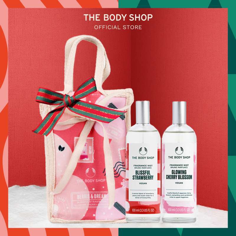 Jual The Body Shop Gift Hamper Refreshing & Fruity Fragrance Kit Di ...