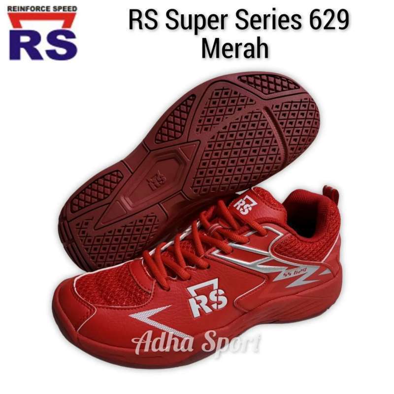 Jual Sepatu Badminton RS Super Series 629 / SS629 / SS 629 Merah ...