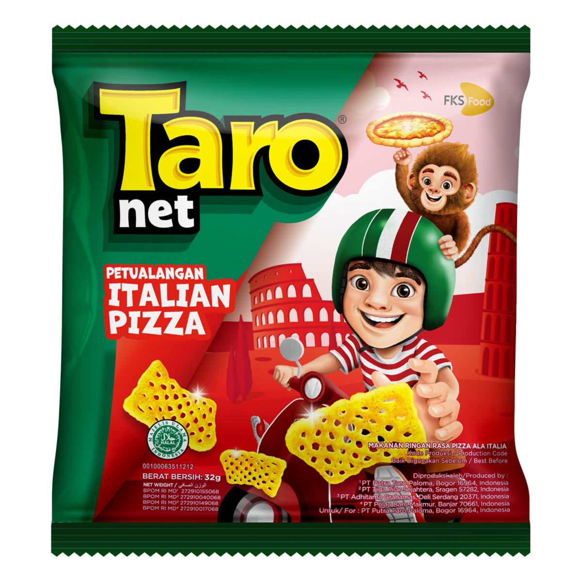 Promo Taro Net Italian Pizza [32 g] Diskon 10% di Seller Bliblimart ...