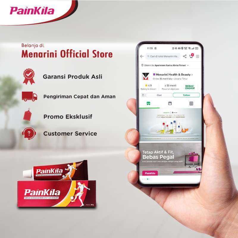 Promo Painkila Cream 30gr - Krim Pereda Nyeri Otot Dan Terkilir Diskon ...