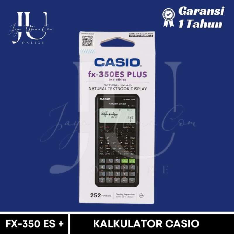 Jual Casio Fx 350 Es Plus 2nd Edition Kalkulator Scientific [252 Fungsi] Di Seller Jaya Utama ...