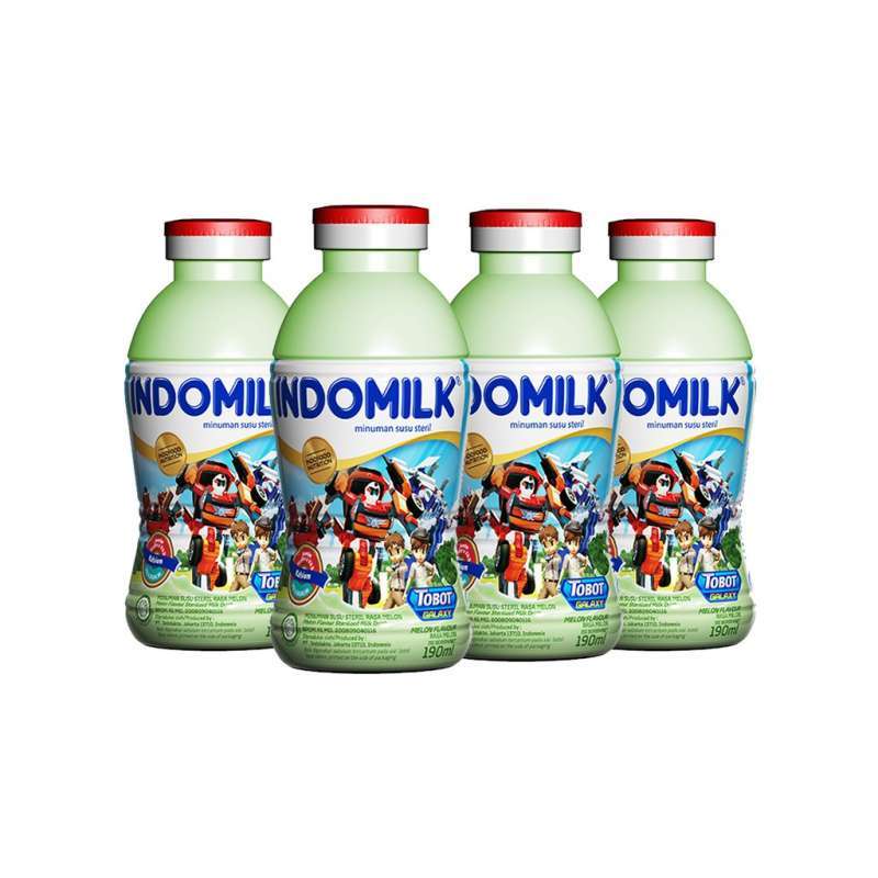 Jual Indomilk Melon Susu UHT [190 mL/24 pcs/Botol] di Seller Agen ...