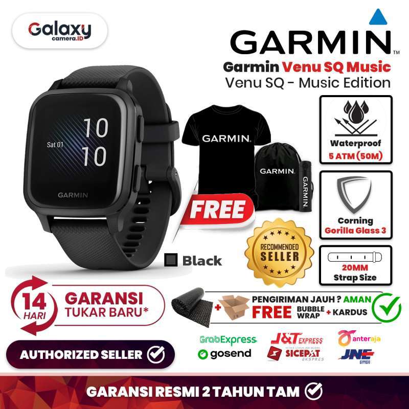 Jual Garmin Venu SQ Venu Square Music NFC Smartwatch Garansi Resmi TAM 2Thn - Light Sand di ...