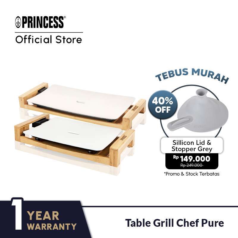 Promo Princess Table Grill Chef Pure / Alat Panggang Bbq Daging Listrik ...