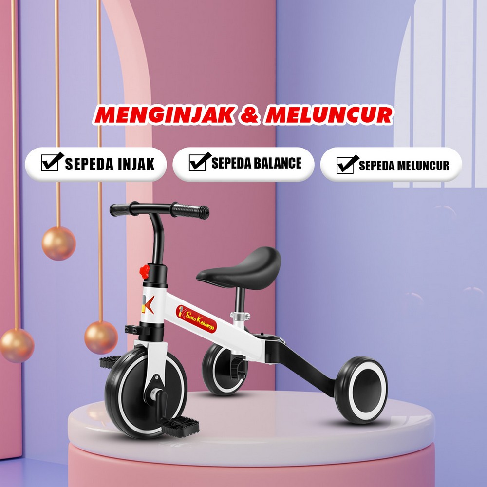 Promo Oem Rb-m97 Part 2 Mainan Sepeda Anak 3 Roda 2in1 Sepeda ...