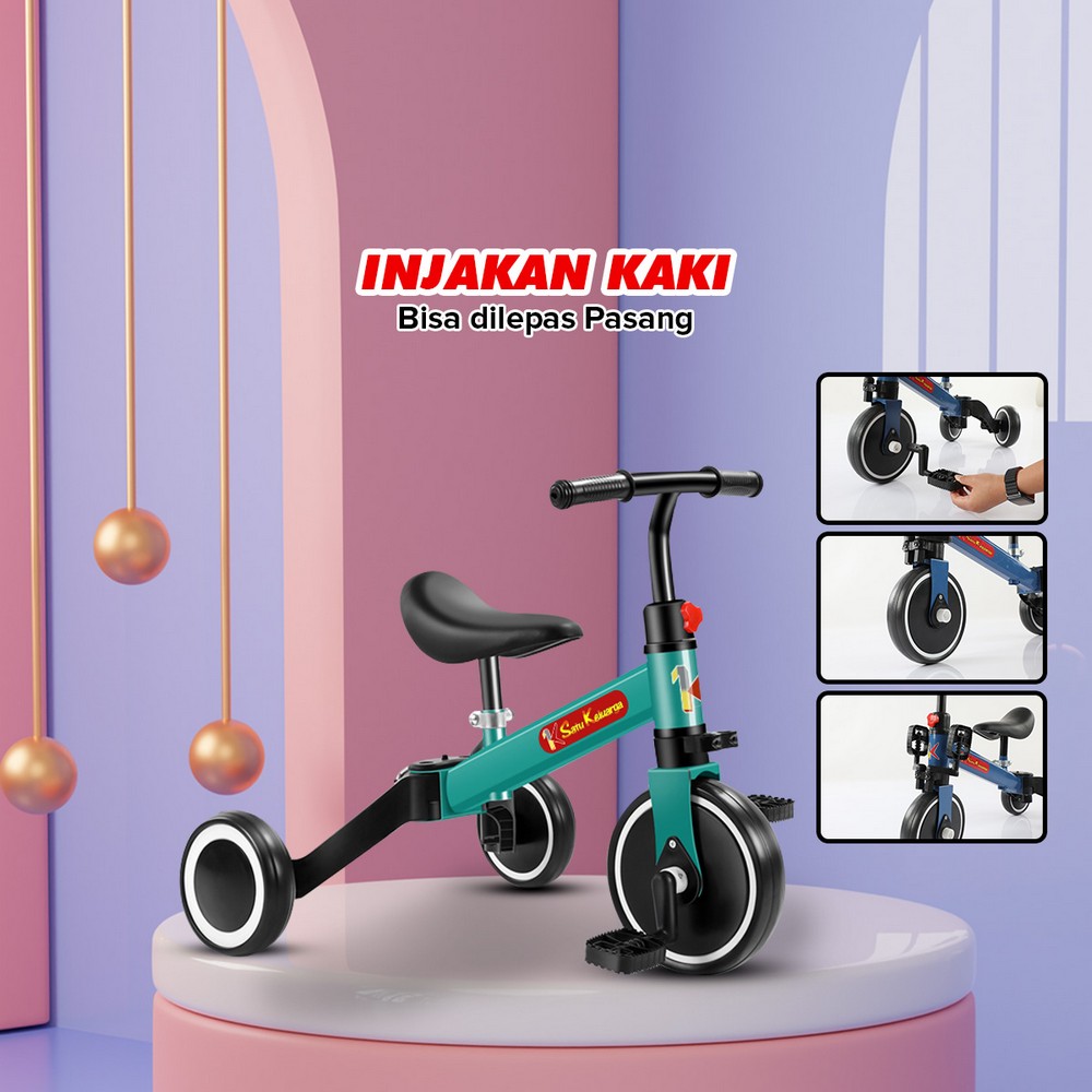 Promo Oem Rb-m97 Part 2 Mainan Sepeda Anak 3 Roda 2in1 Sepeda ...