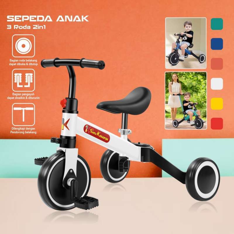 Promo SK-M97 Mainan Sepeda Anak 3 Roda 2in1 Sepeda Keseimbangan Anak ...