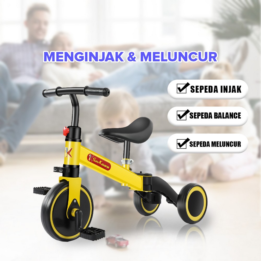 Promo Oem Sk-m97 Part 3 Mainan Sepeda Anak 3 Roda 2in1 Sepeda ...