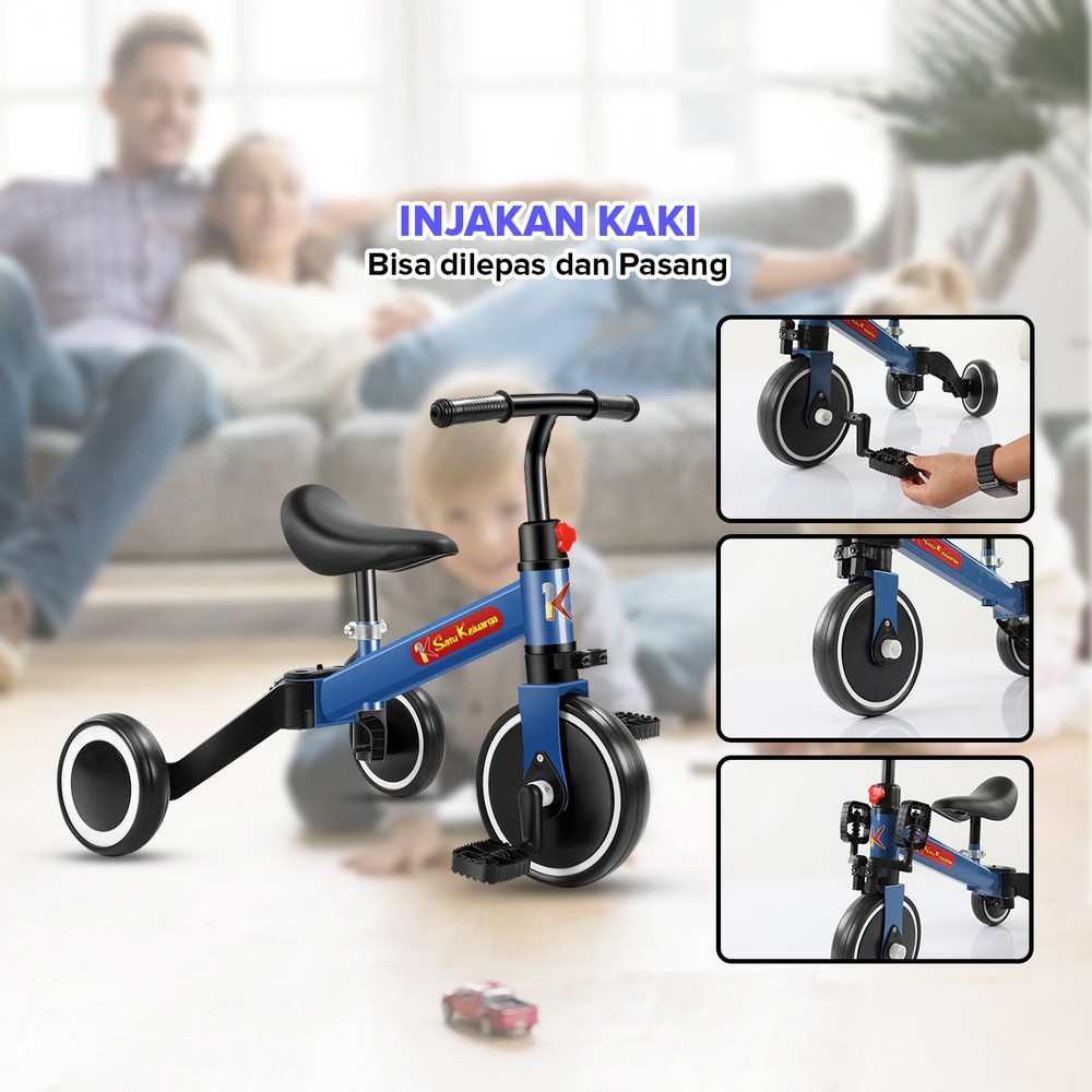 Promo Oem Sk-m97 Part 3 Mainan Sepeda Anak 3 Roda 2in1 Sepeda ...