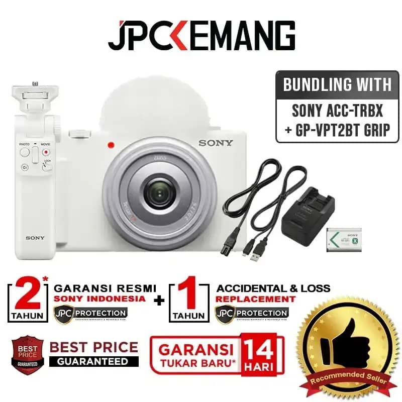 Promo Jpc Kemang Sony Zv-1f Vlogging Camera Sony Zv1f Sony Zv1 F Sony Z ...
