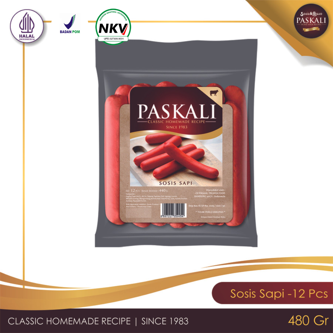 Promo Paskali - Sosis Sapi [440 Gr/ 12 Pcs] Diskon 4% Di Seller Paskali ...