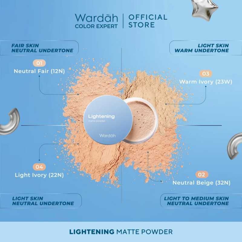 Promo Wardah Lightening Matte Powder Diskon 18% di Seller GAR cosmetic ...