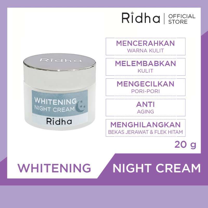 Jual Ridha Whitening Night Cream - 20gr Di Seller Ridha Beauty Official ...