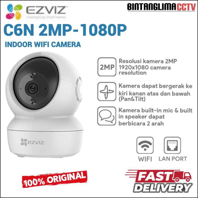 Promo Ezviz C6n Smartcam Wifi Indoor 2mp Full Hd 1080p Garansi Resmi ...