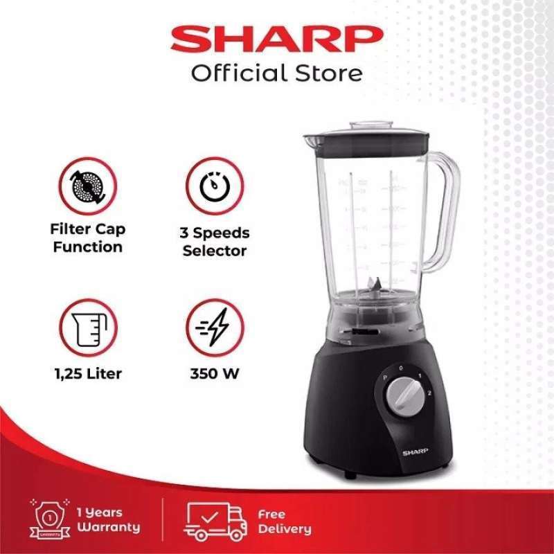 Promo Sharp Em-121(bk) Blender 1.25 L - Black Diskon 32% Di Seller Sharp Official Store - Gudang ...