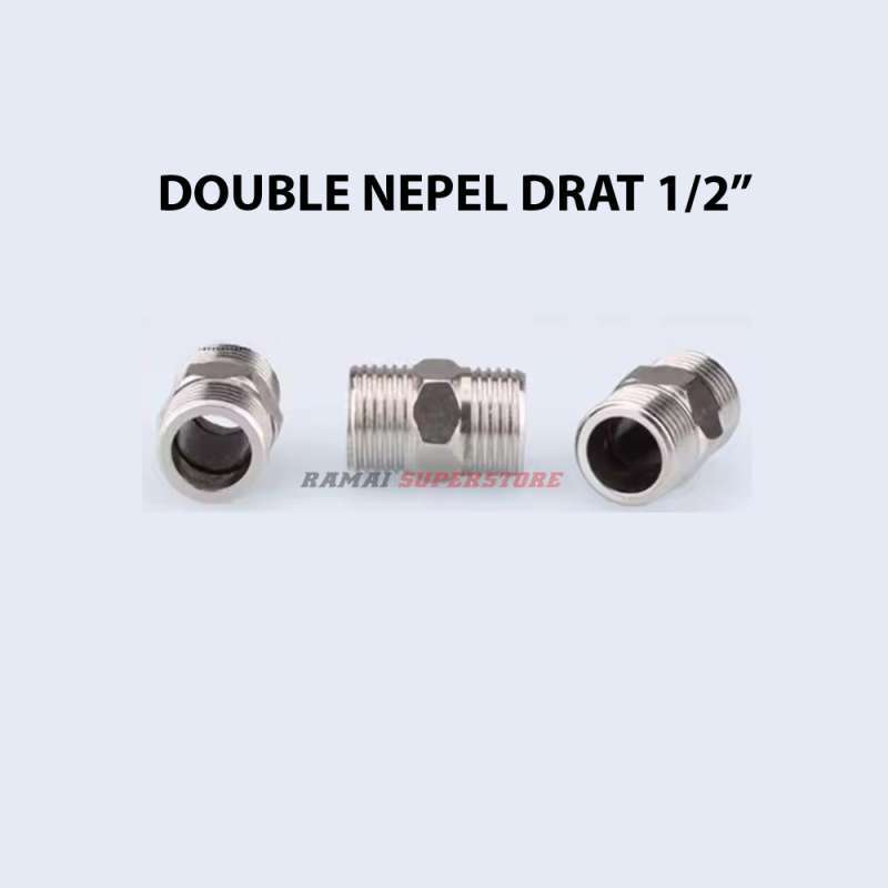 Jual Double Nipple Dobel Nepel Stainless Di Seller Ramai Superstore ...