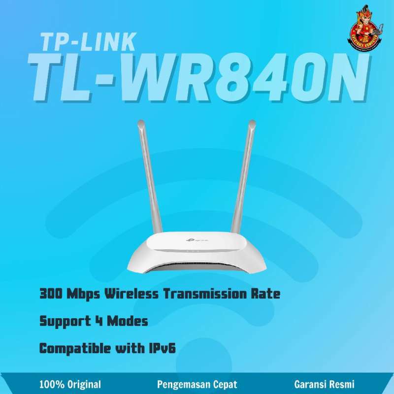 Promo Wifi Router Tp Link Tl-wr840n Wireless Router Tl-wr840n 300 Mbps ...