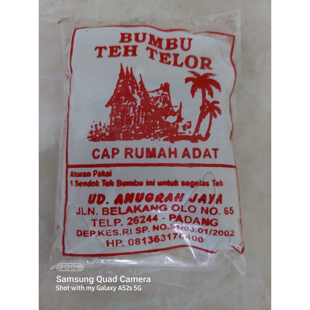 Jual Cap Rumah Adat Bumbu Teh Telor 50g / 50 Gram X 5 Pcs Bahan ...