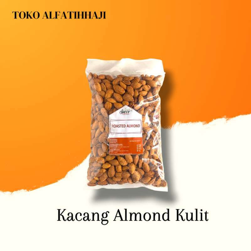 Jual Kacang Almond Kulit Panggang Rasa Susu / Roasted Almond Milk ...