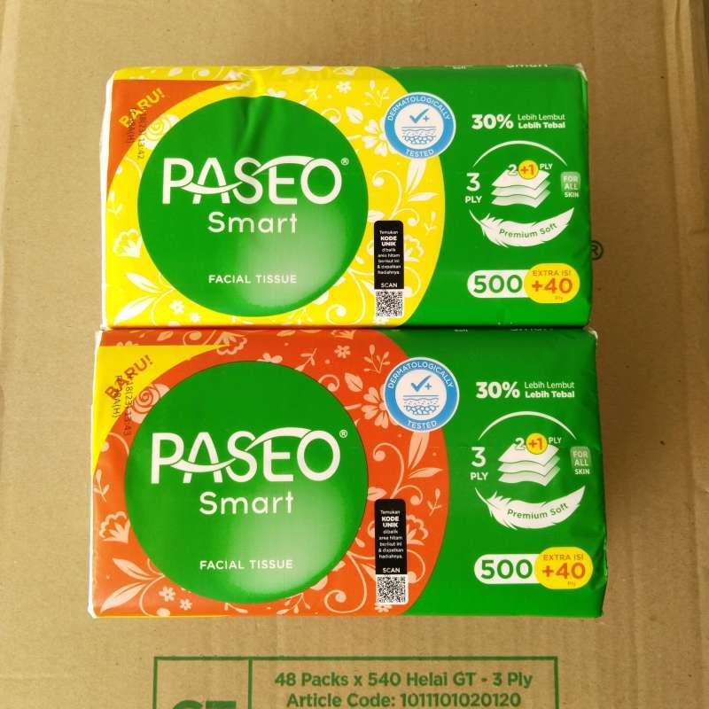 Jual Tissue Tisu Paseo Smart Facial Wajah 250 Sheet 2ply Di Seller ...
