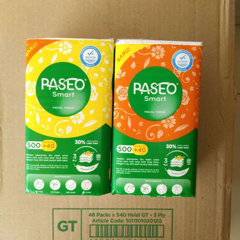Jual Tissue Tisu Paseo Smart Facial Wajah 250 Sheet 2ply Di Seller ...