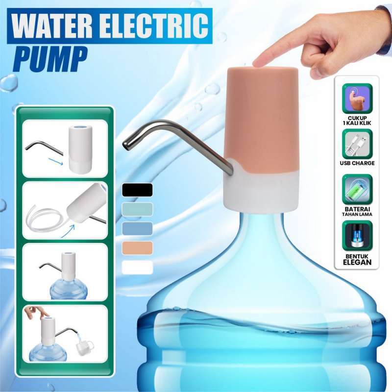 Promo Rb-c739 Pompa Galon Automatic Elektrik Charge Usb Dispenser Air ...