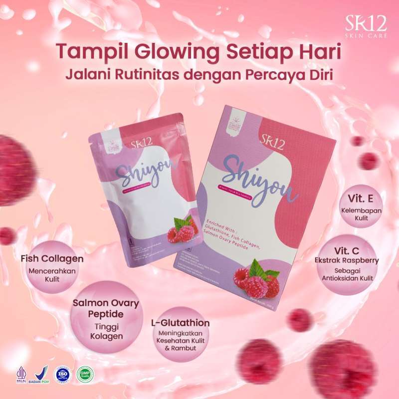 Jual Sr12 Shiyou Collagen Drink 200 Gram Minuman Serbuk Rasa Raspberry Skin Care Drink Efektif ...