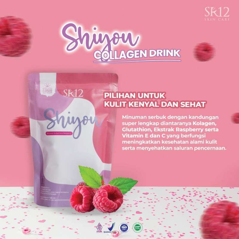 Jual Sr12 Shiyou Collagen Drink 200 Gram Minuman Serbuk Rasa Raspberry Skin Care Drink Efektif ...