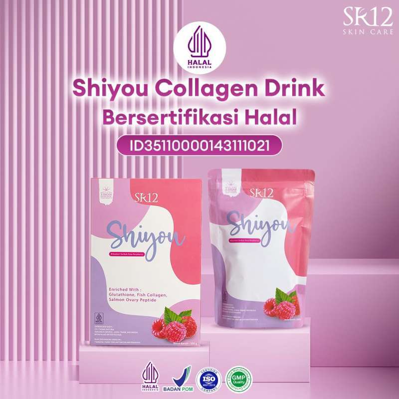 Jual Sr12 Shiyou Collagen Drink 200 Gram Minuman Serbuk Rasa Raspberry Skin Care Drink Efektif ...