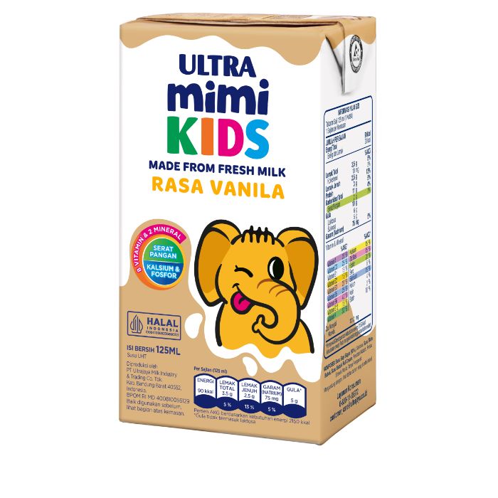 Promo Ultra Milk Mimi Vanila Susu Uht [125ml] Diskon 8% Di Seller Fresh ...