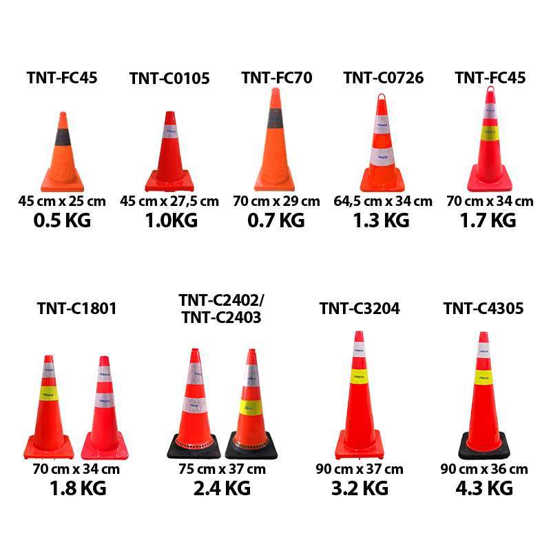 Jual Safety Traffic Cone 90 Cm / Kerucut Lalu Lintas Tonata 4.3 K Di ...