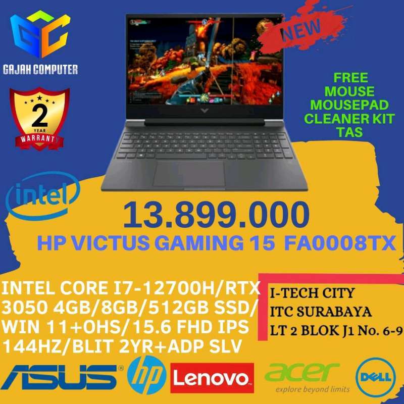 Jual Hp Victus 15 I7 12 Rtx 3050 Original Murah - Harga Diskon Juni ...