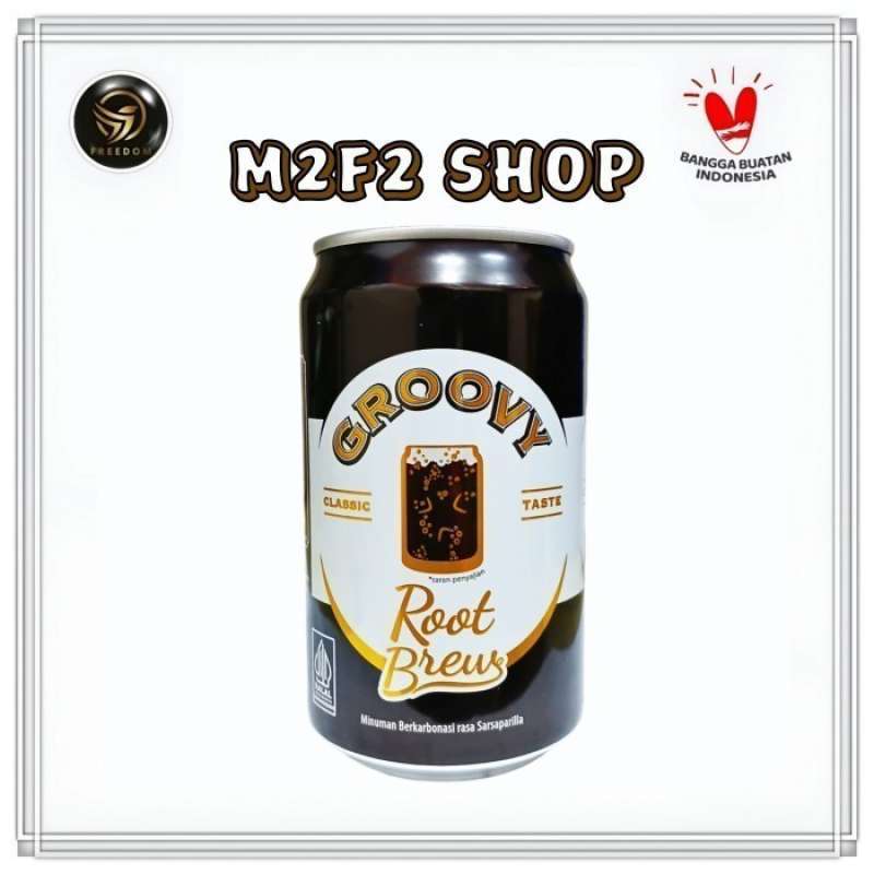 Jual Root Brew Groovy Soda Drink Classic Taste Original Can | Minuman ...