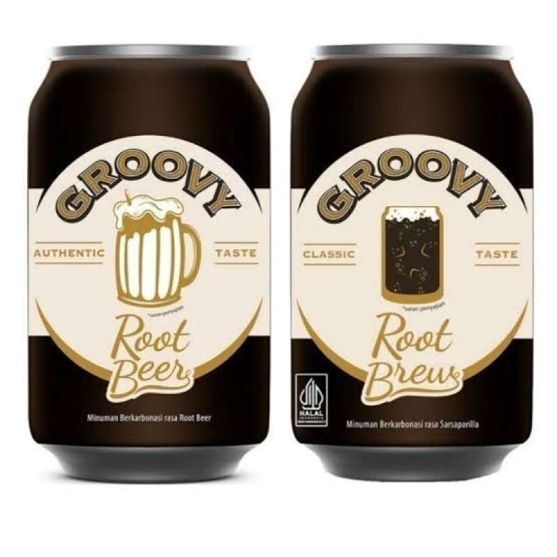 Jual Root Brew Groovy Soda Drink Classic Taste Original Can | Minuman ...