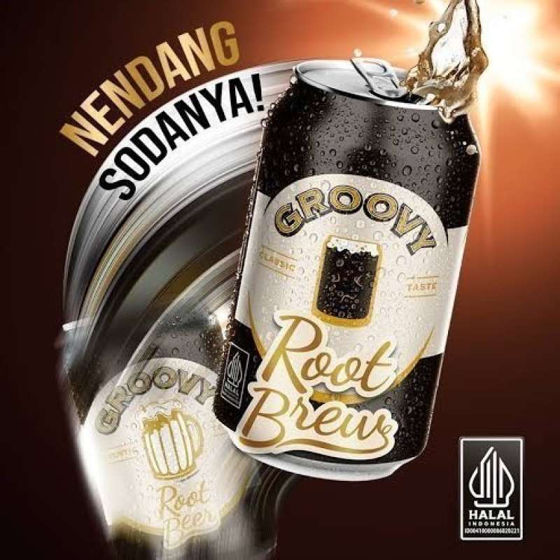 Jual Root Brew Groovy Soda Drink Classic Taste Original Can | Minuman ...