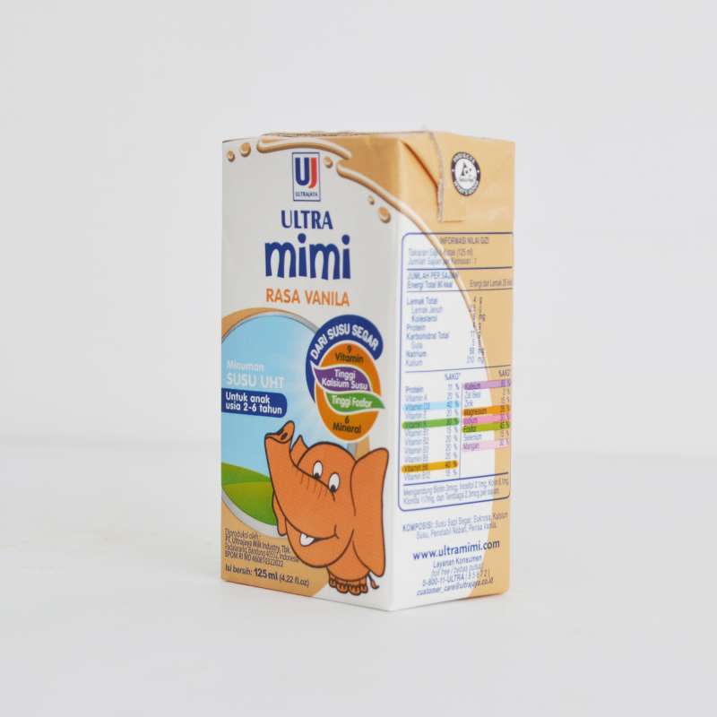 Jual Ultra Jaya Milk Mimi Susu Uht [125 Ml / 1 Dus / 40 Pcs] Varian ...