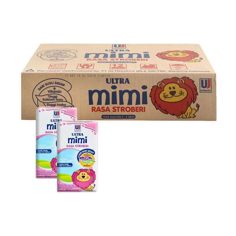 Jual Ultra Jaya Milk Mimi Susu Uht [125 Ml / 1 Dus / 40 Pcs] Varian ...