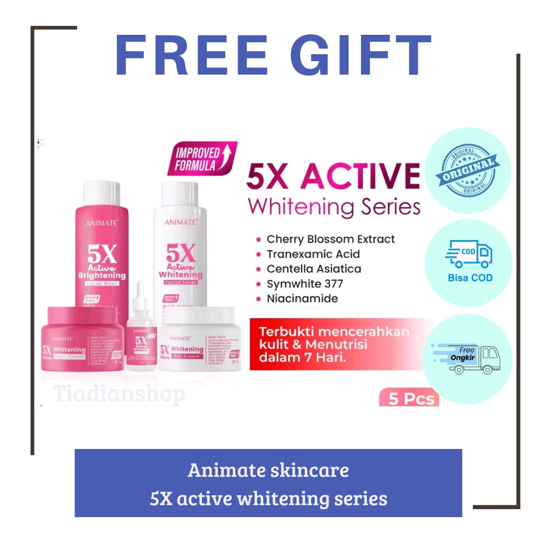 Jual Animate Instant Whitening Series 5in1 Brightening Di Seller ...