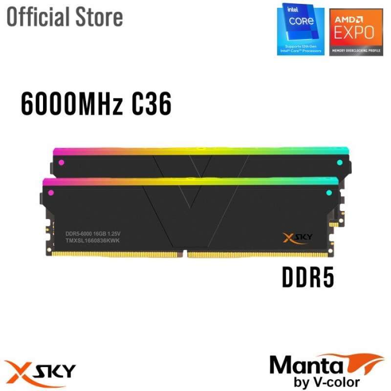 Jual V-COLOR DDR5 MANTA XSKY RGB 2x16GB 6000MHz Memory (32GB) di Seller Gamer's Outpost Official ...