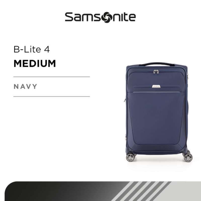 Jual Samsonite B-Lite 4 Koper Softcase Medium 26 inch Double Zipper - Navy di Seller House of ...