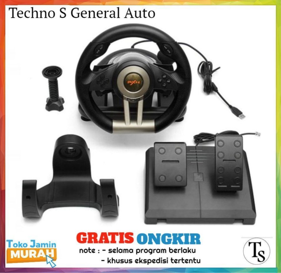 Promo Steering Wheel Racing Pxn V3 Pro Setir Stir Ps3 Ps4 Pc Xbox One / Series Switch Diskon 30% ...