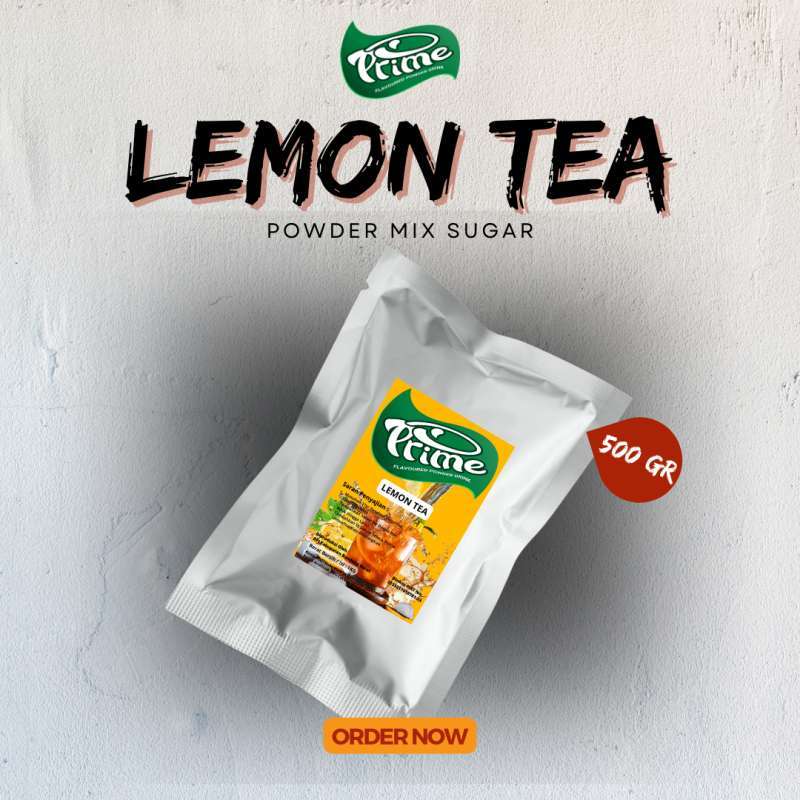 Jual Powder Prime Lemon Tea / Bubuk Minuman Lemon Tea/ Powder Plain 500 ...