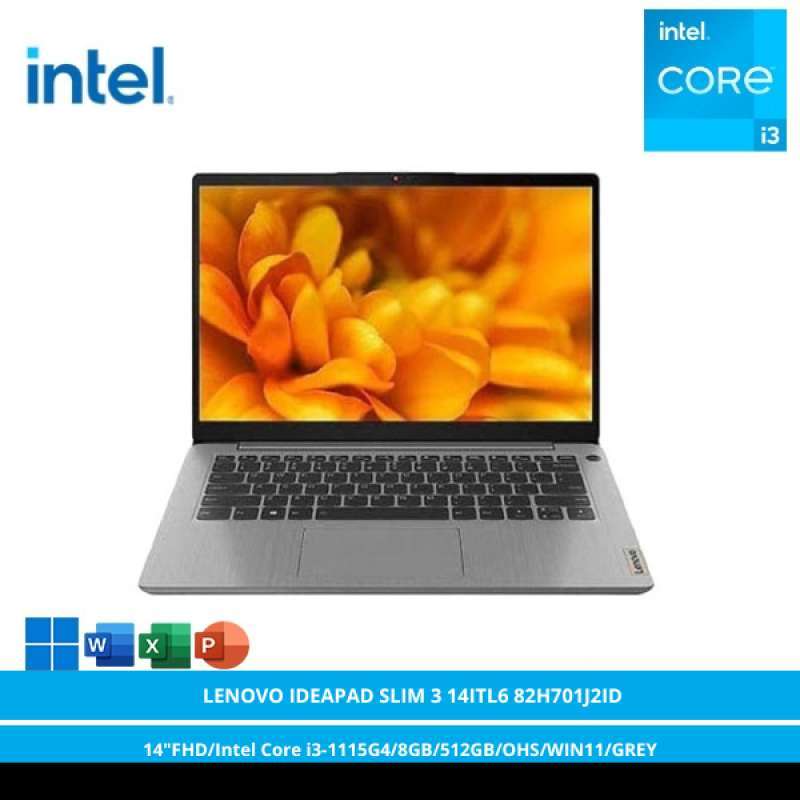 Promo [Free Mouse Wireless] LENOVO IDEAPAD SLIM 3 14ITL6 82H701J2ID ...
