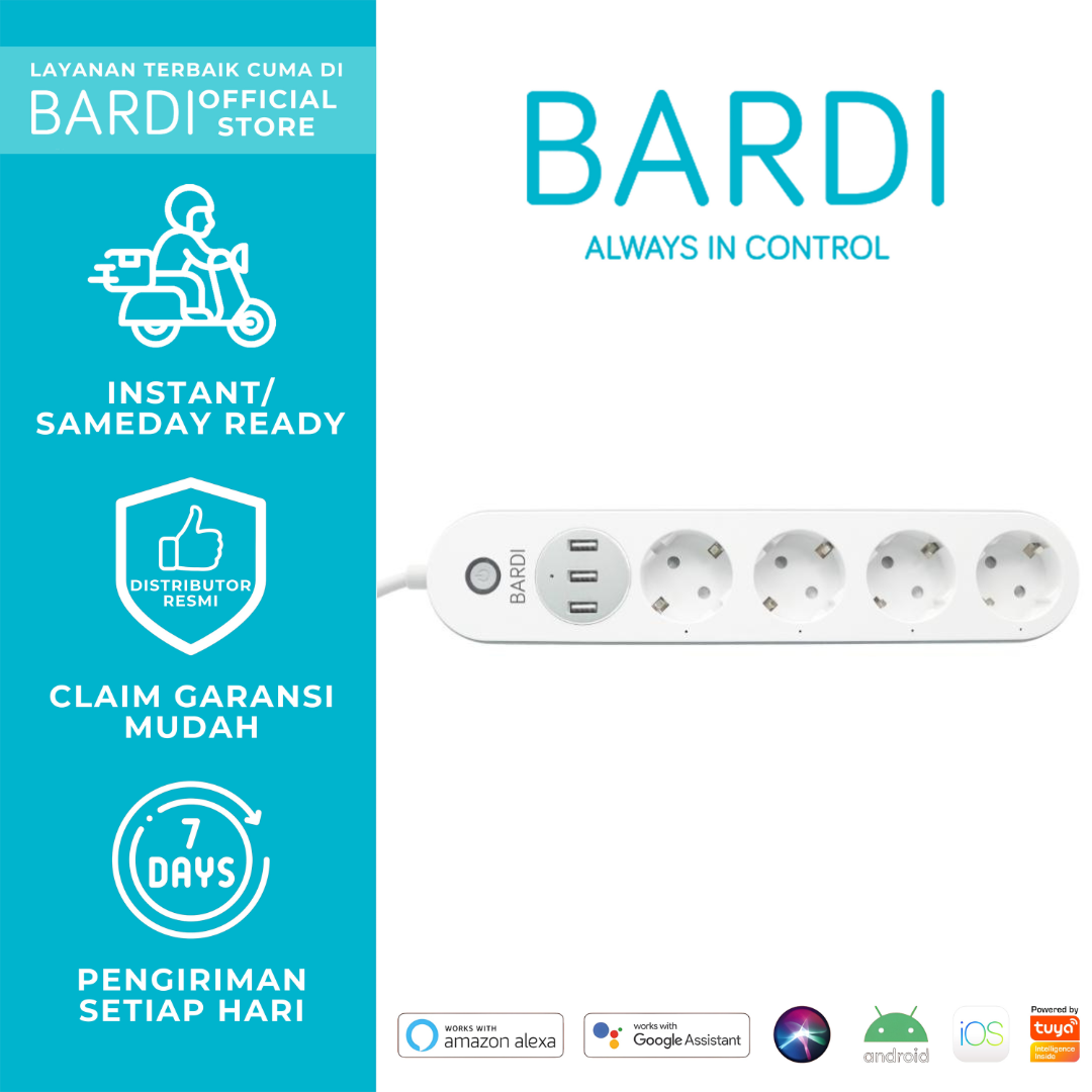 Promo Bardi Smart Extension Power Strips Stop Kontak [wifi] Diskon 43% Di Seller Bardi Official ...