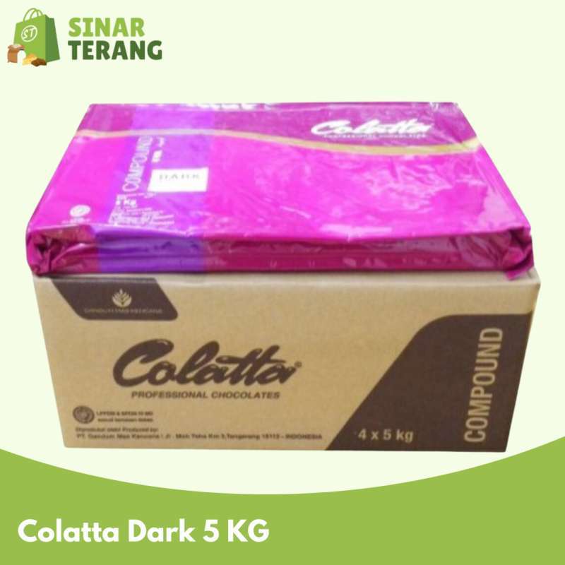 Promo 1 Karton Colatta Dark Compound Dcc [ 4 X 5kg ] Diskon 14% Di Seller Sinar Terang Regency ...