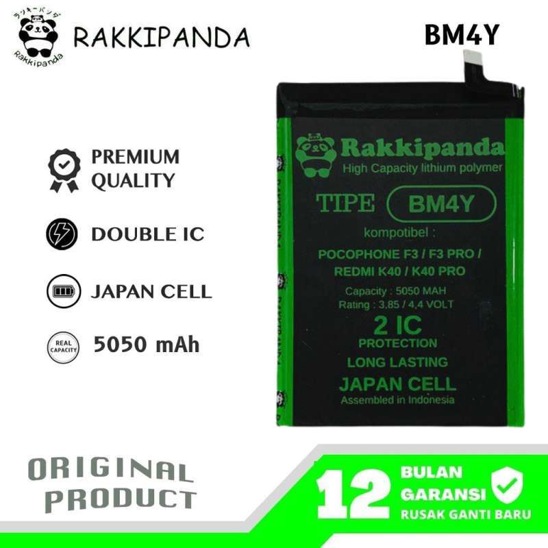 Promo Rakkipanda - Baterai Bm4y Pocophone F3 / F3 Pro / Redmi K40 / K40 ...