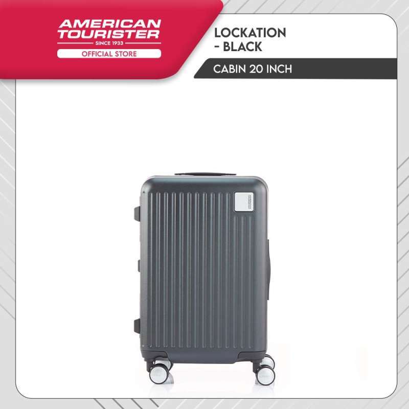Jual American Tourister Koper Hardcase Lockation Cabin 20 inch - Black ...