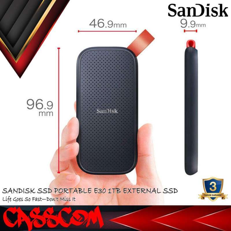 Jual Ssd External Sandisk Portable Ssd Eksternal 520mb/s Usb 3.2 - E30 ...