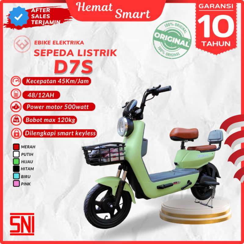 Jual Sepeda Motor Listrik Uwinfly D7S - Pink di Seller U-WINFLY ...