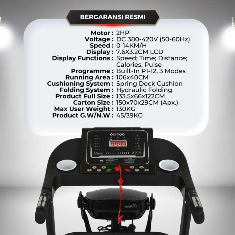 Jual Redpanda Motorized Treadmill Listrik 588 Putih Plus Di Seller Red ...
